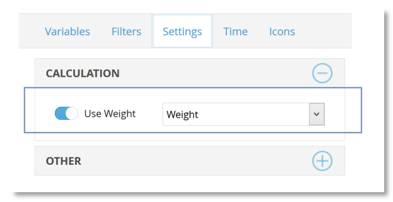 Can We Choose Weight Variable in Dynamic Icons? – Forsta Visualizations