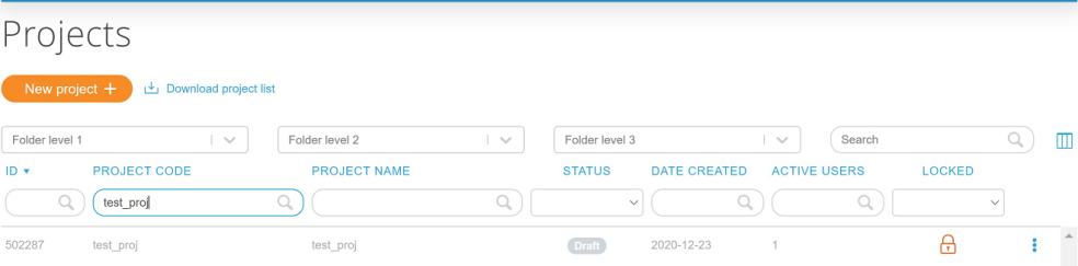 Searching and Accessing the Project – Forsta Visualizations
