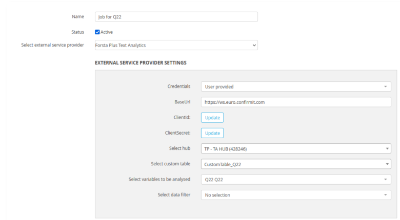 Text analytics in Forsta Plus – Forsta Visualizations