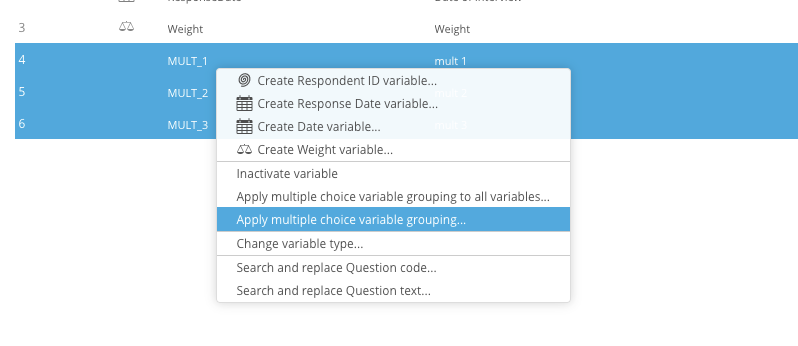 What Are the Characteristics of / Options for a Multiple Response ...