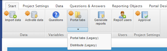 Portal Tabs – Forsta Visualizations